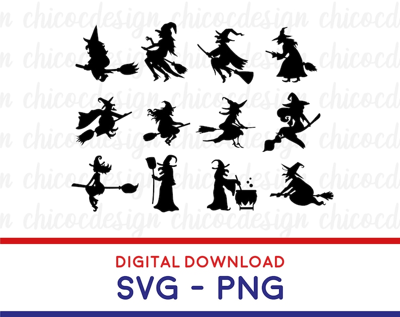 Witches Bundle Svg Png Broomstick SVG Witchcraft Svg - Etsy