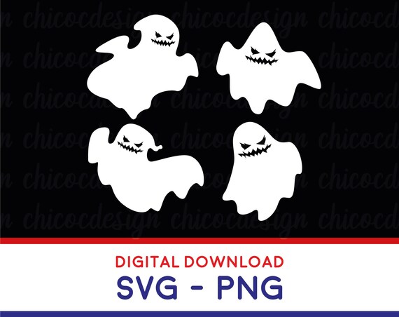 Ghosts Svg Halloween Svgghost Svg Bundle Ghost - Etsy