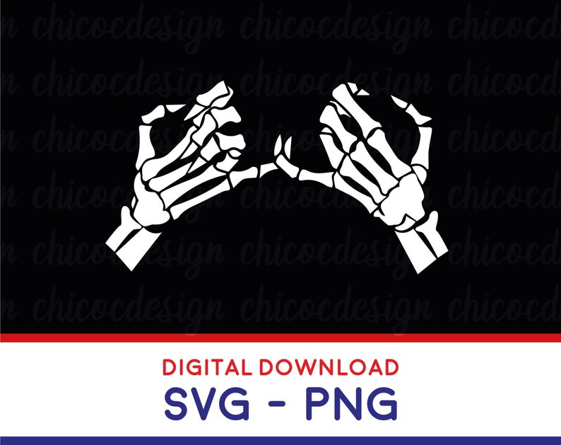Skeleton Hands Pinky Swear Svg ,pinky Promise Svg,skeleton Hand ...
