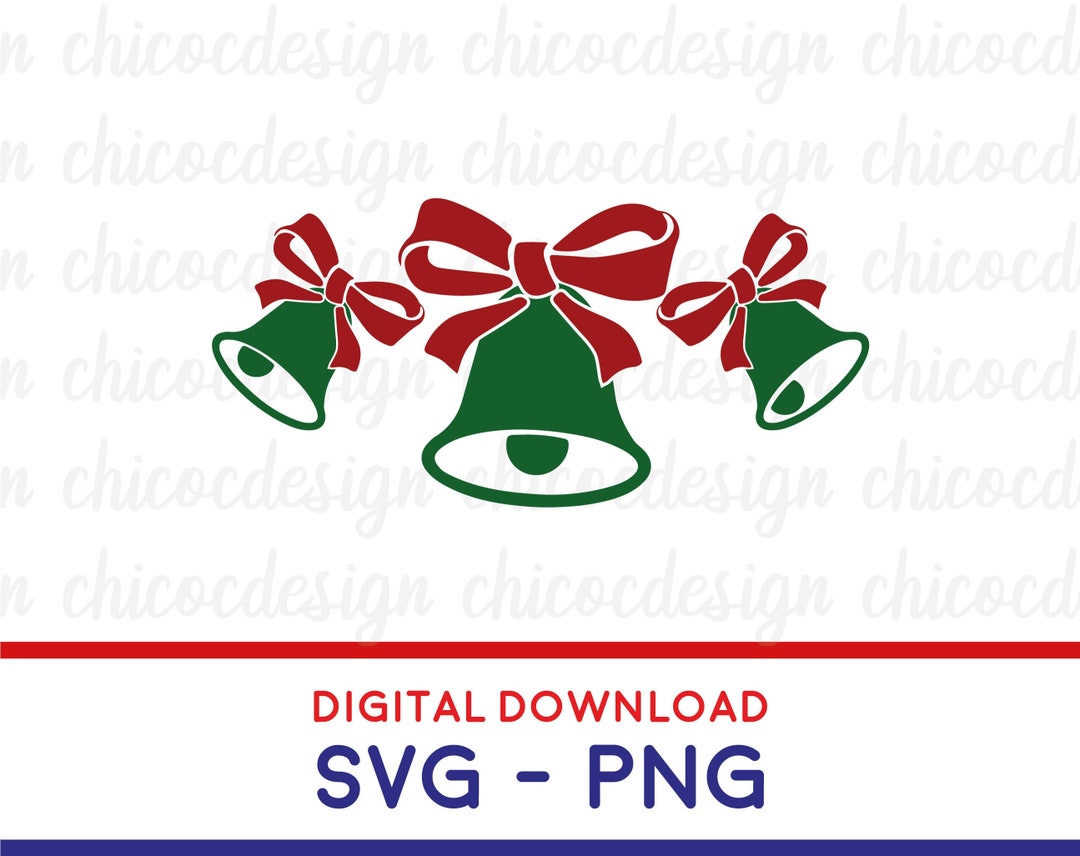 Christmas Jingle Bells Svg,christmas Bell Svg,santa Bell Svg,jingle ...