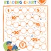 Kids Reading Chart, Cute Printable, Reading Habit Tracker (instant ...