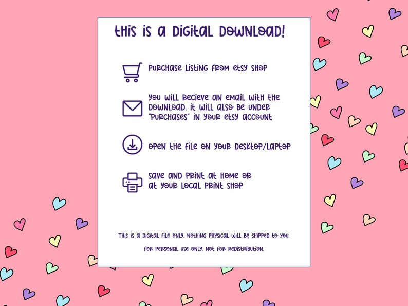 Cat Themed Printable Valentine Cards for Kids-instant DOWNLOAD, 12 ...