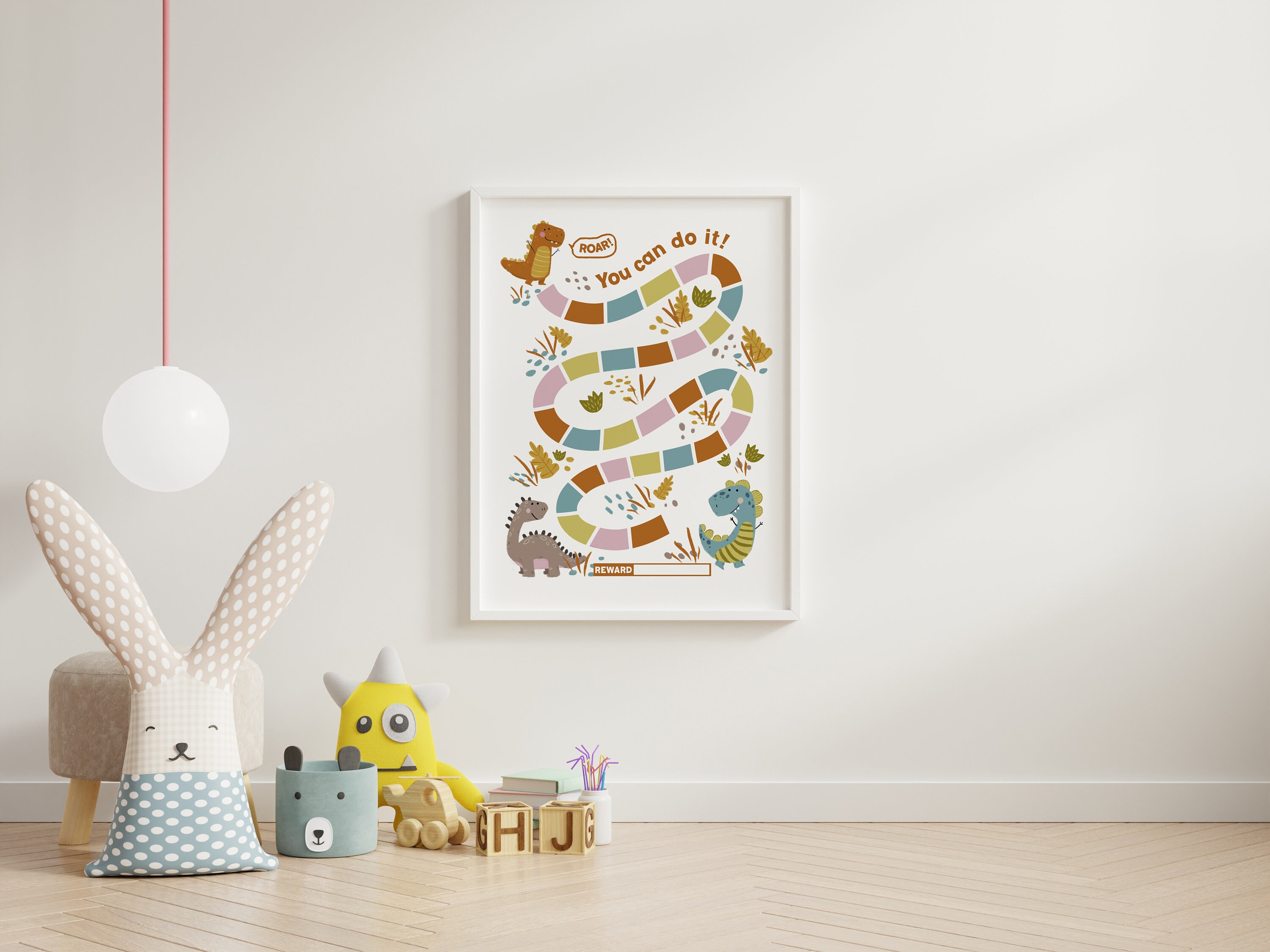 Dinosaur Reward Chart for Kids, Simple Kids Reward Chart INSTANT ...