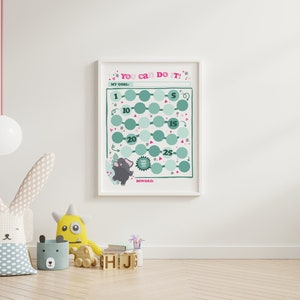 Elephant Reward Chart for Kids, Simple Kids Reward Chart, Cute Animal ...