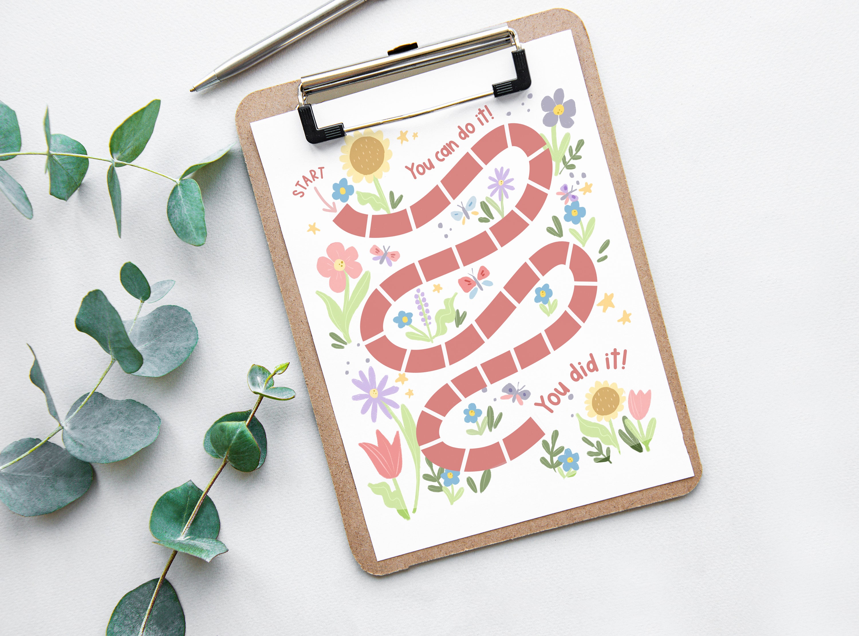 Flower Garden Reward Chart for Kids, Simple Kids Reward Chart - INSTANT ...