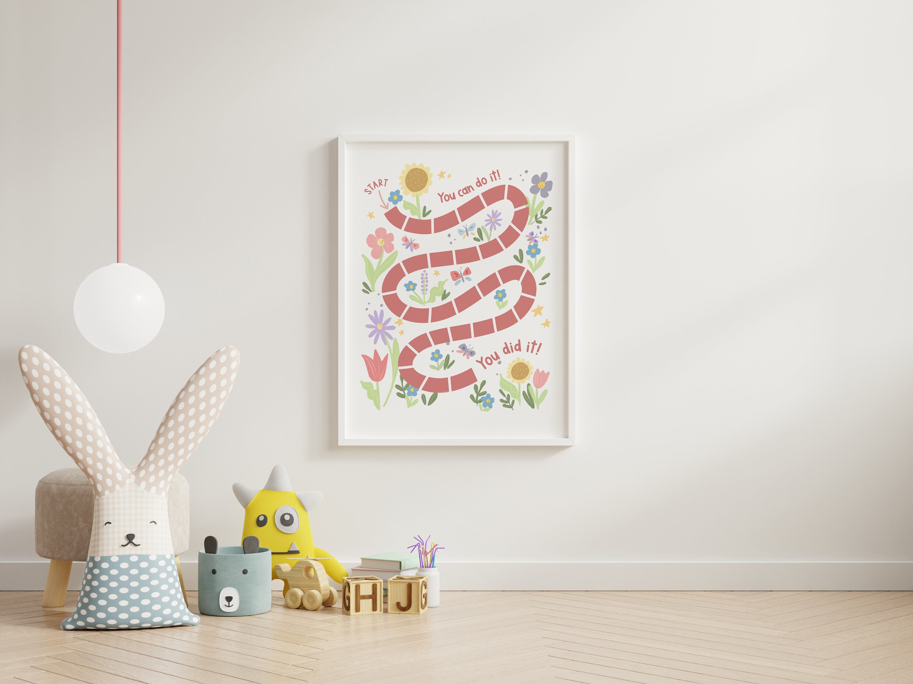 Flower Garden Reward Chart for Kids, Simple Kids Reward Chart - INSTANT ...