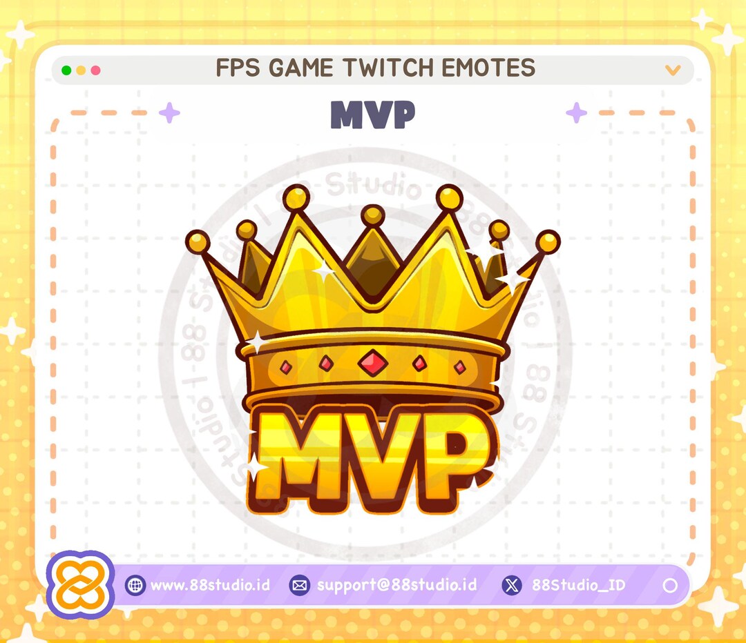MVP Crown Twitch Emote: Chibi Style (digital Download) - Etsy
