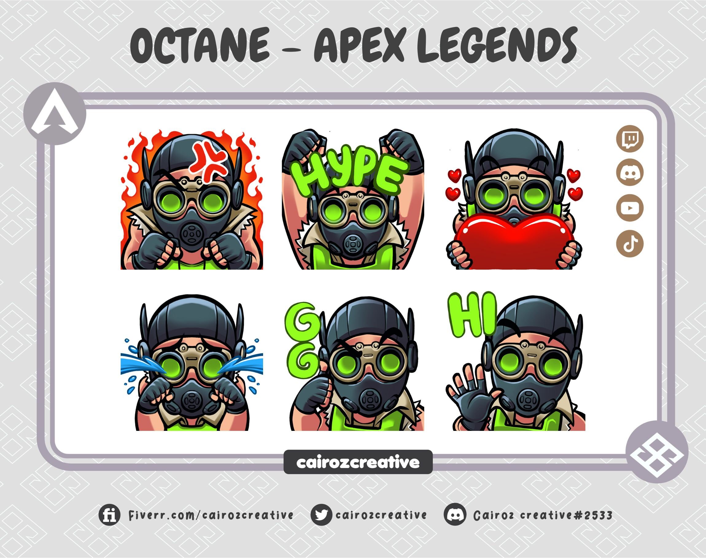 Chibi Octane Apex Legends Twitch Emotes, Octane Apex Legends Twitch ...