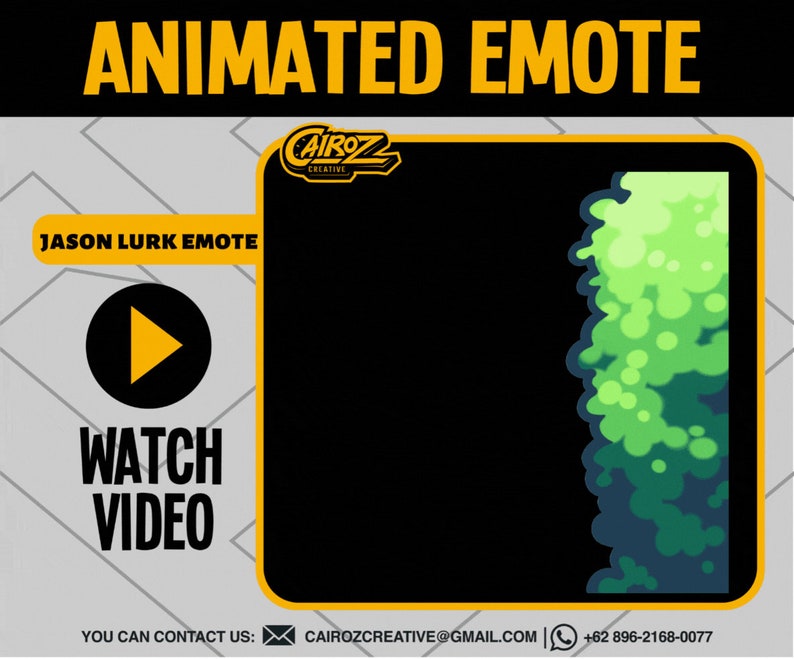 Animated Jason Voorhees Lurk Twitch Emotes, Horror, Halloween Spooky ...