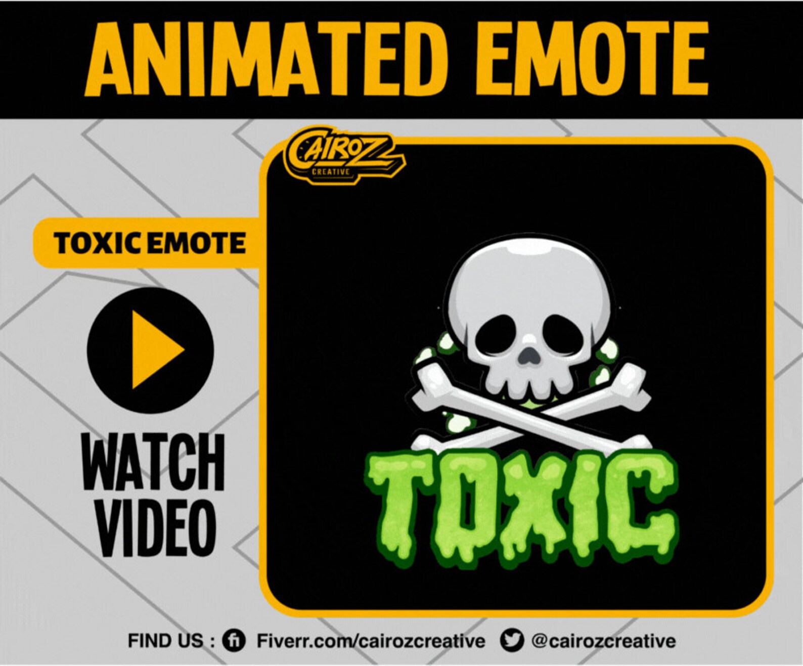 Animated Toxic Twitch Emotes, Discord Emoji, Toxic Gas Twitch Emotes ...