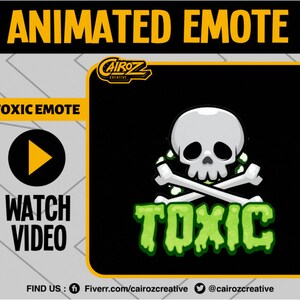 Animated Toxic Twitch Emotes, Discord Emoji, Toxic Gas Twitch Emotes ...