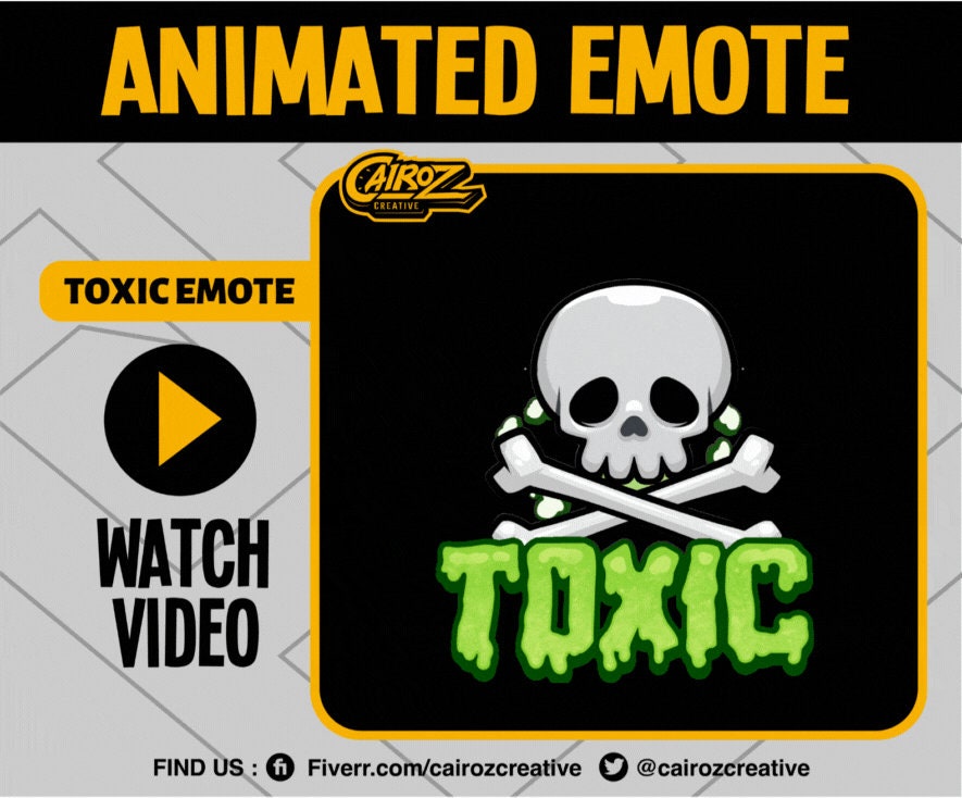 Animated Toxic Twitch Emotes, Discord Emoji, Toxic Gas Twitch Emotes ...