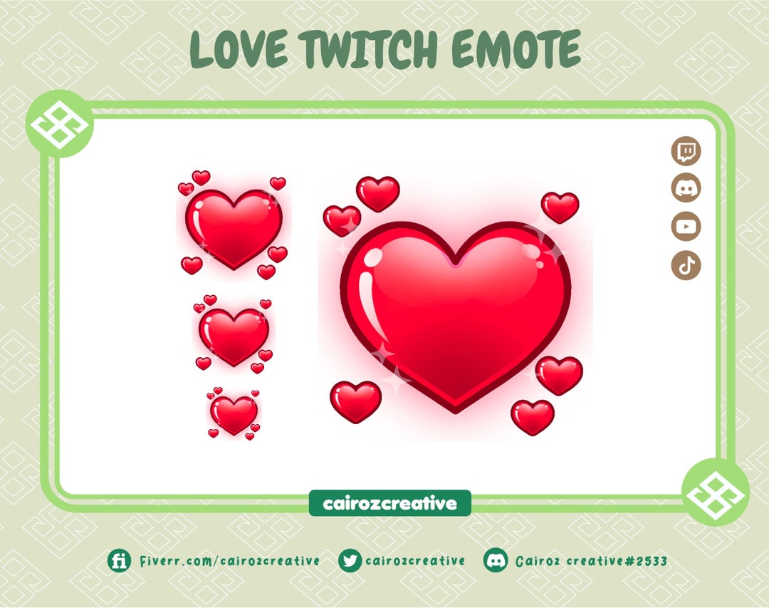 Love Twitch Emotes, Heart Love Twitch Emote, Cute Twitch Emotes ...