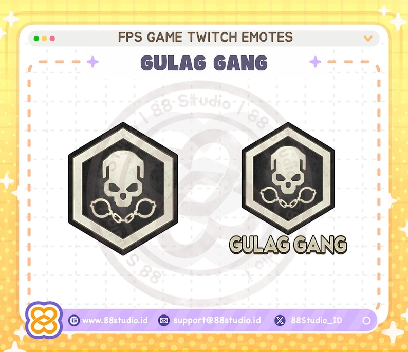 Gulag Gang Chibi Twitch Emotes: FPS Game Emoji (digital Download) - Etsy
