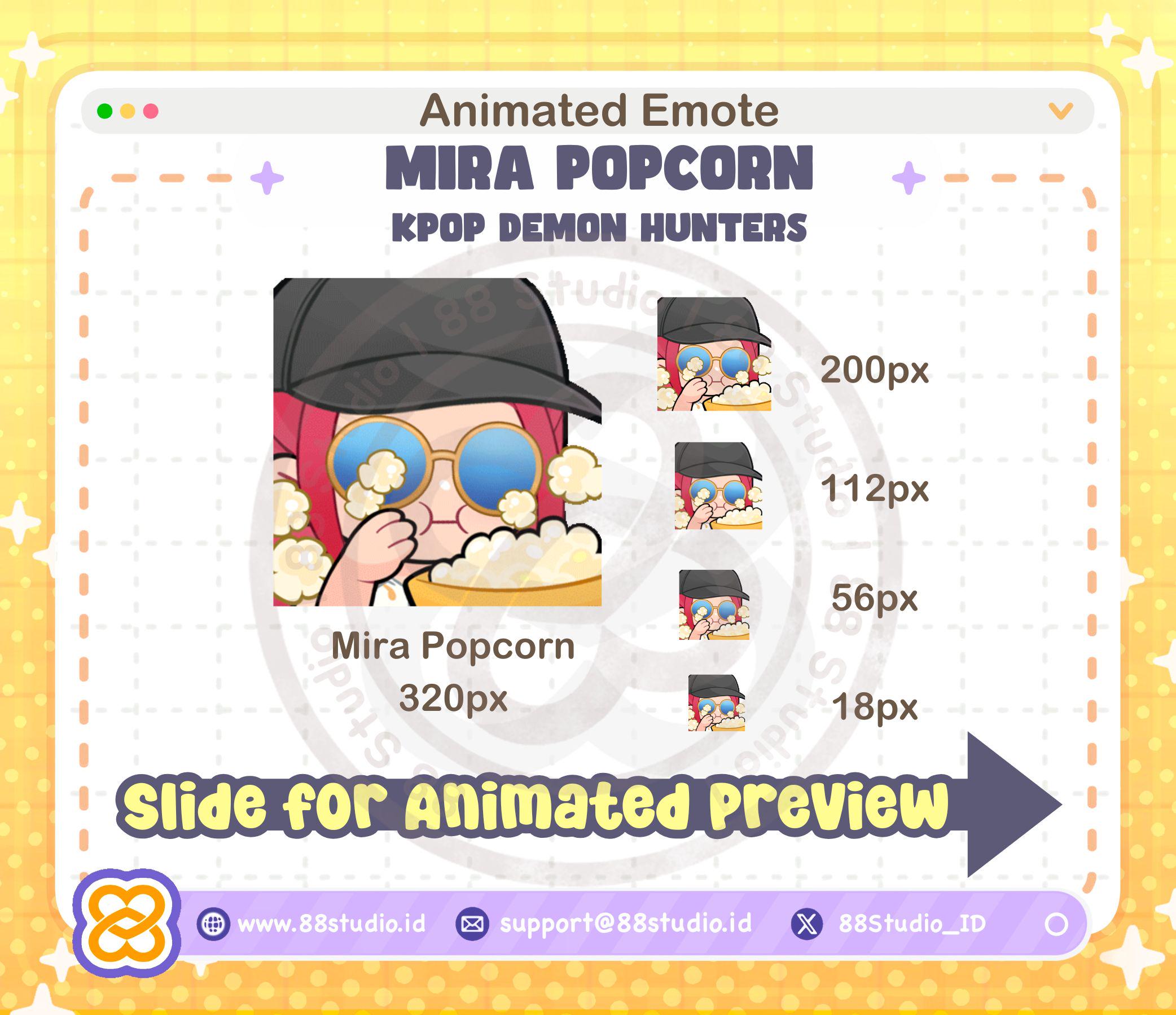 Mira Popcorn Huntrix Macho Meme Kpop Demon Hunters Fanart Animated ...