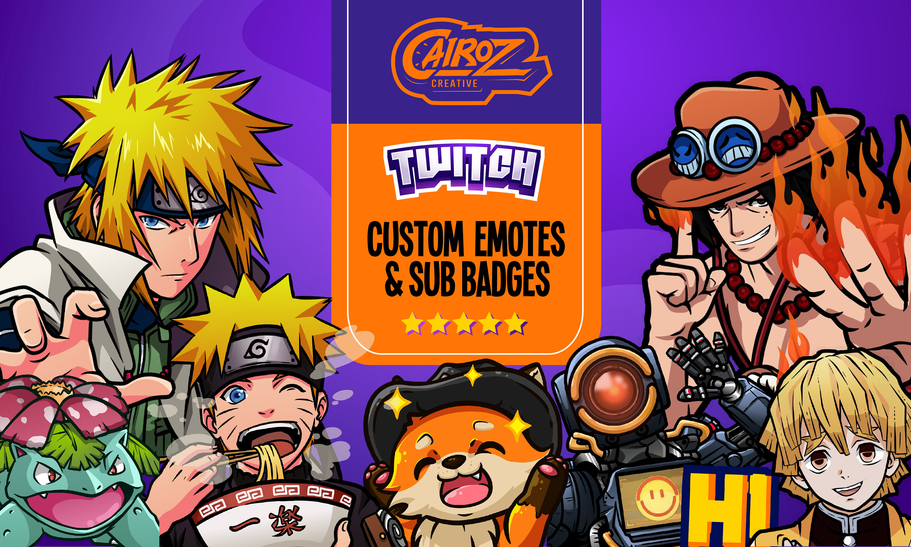Art Collectibles Digital Twitch Discord Youtube 3x Custom Premium