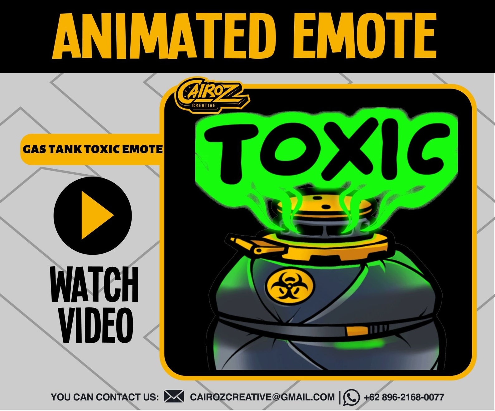 Gas Tank Toxic Animated Twitch Emote, Chibi Apex Legends Twitch Emotes ...
