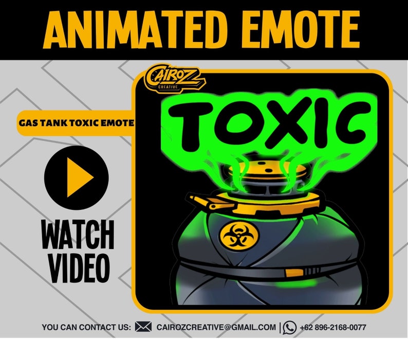 Gas Tank Toxic Animated Twitch Emote, Chibi Apex Legends Twitch Emotes ...