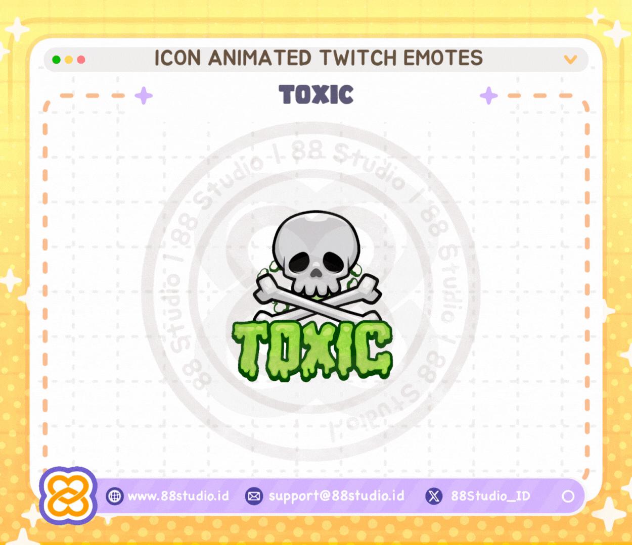 Animated Toxic Twitch Emotes, Discord Emoji, Toxic Gas Twitch Emotes ...