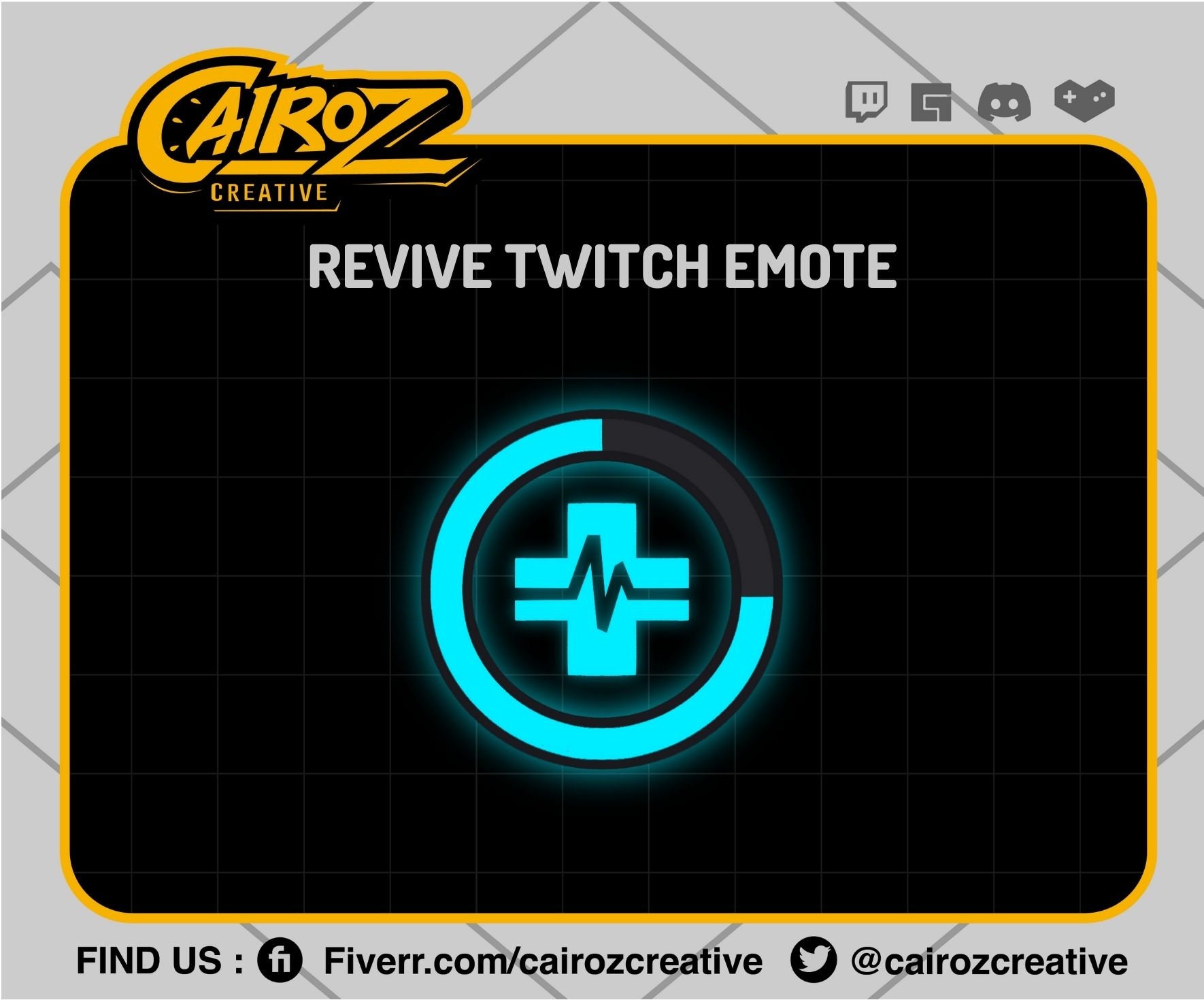 Revive Twitch Emotes Discord Emoji FPS Game Twitch Emotes - Etsy UK
