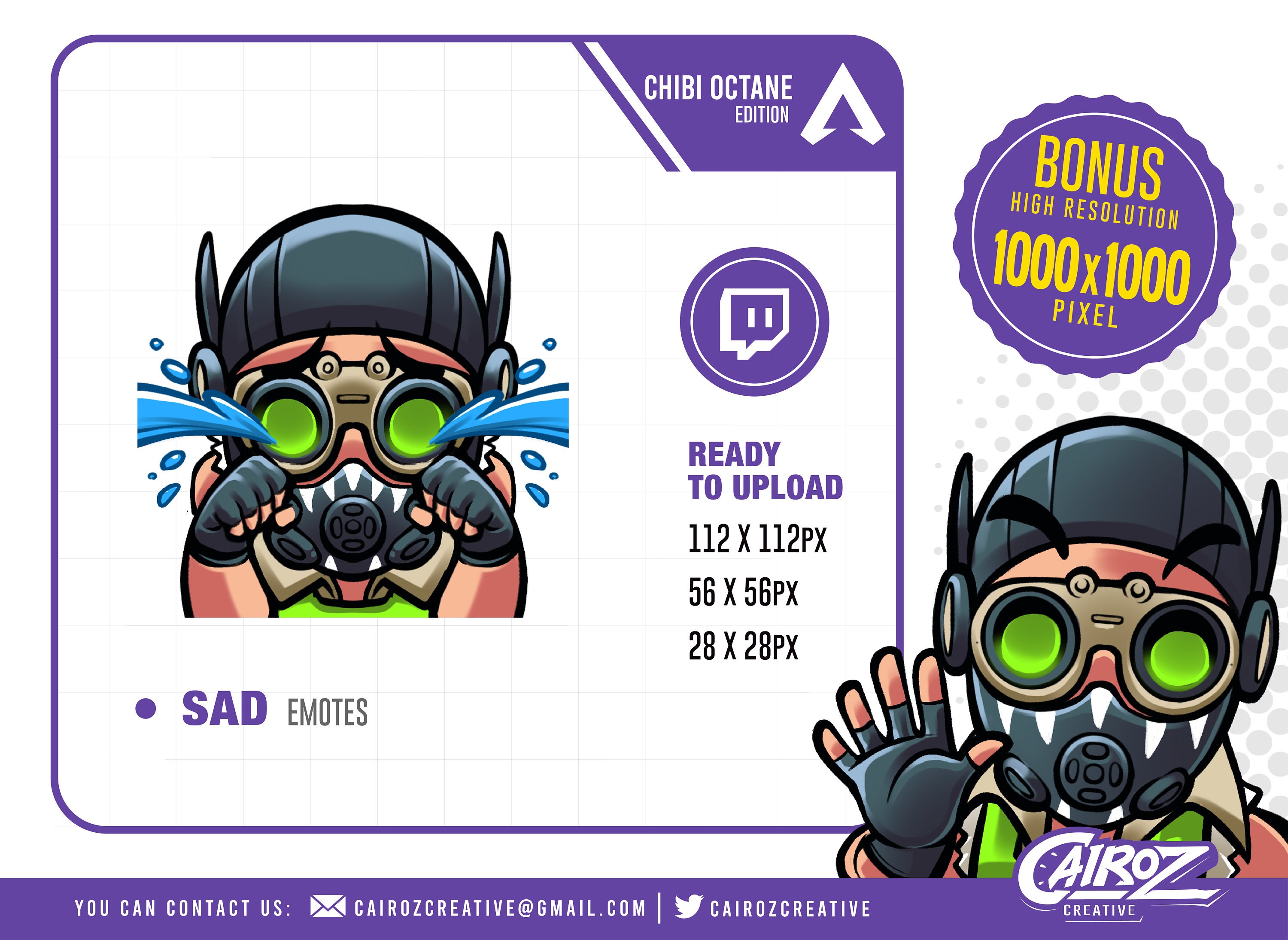 Chibi Octane Apex Legends Twitch Emotes Octane Apex Legends - Etsy UK