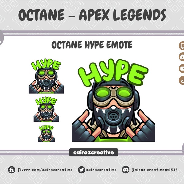 Twitch Apex Octane Emotes - Etsy