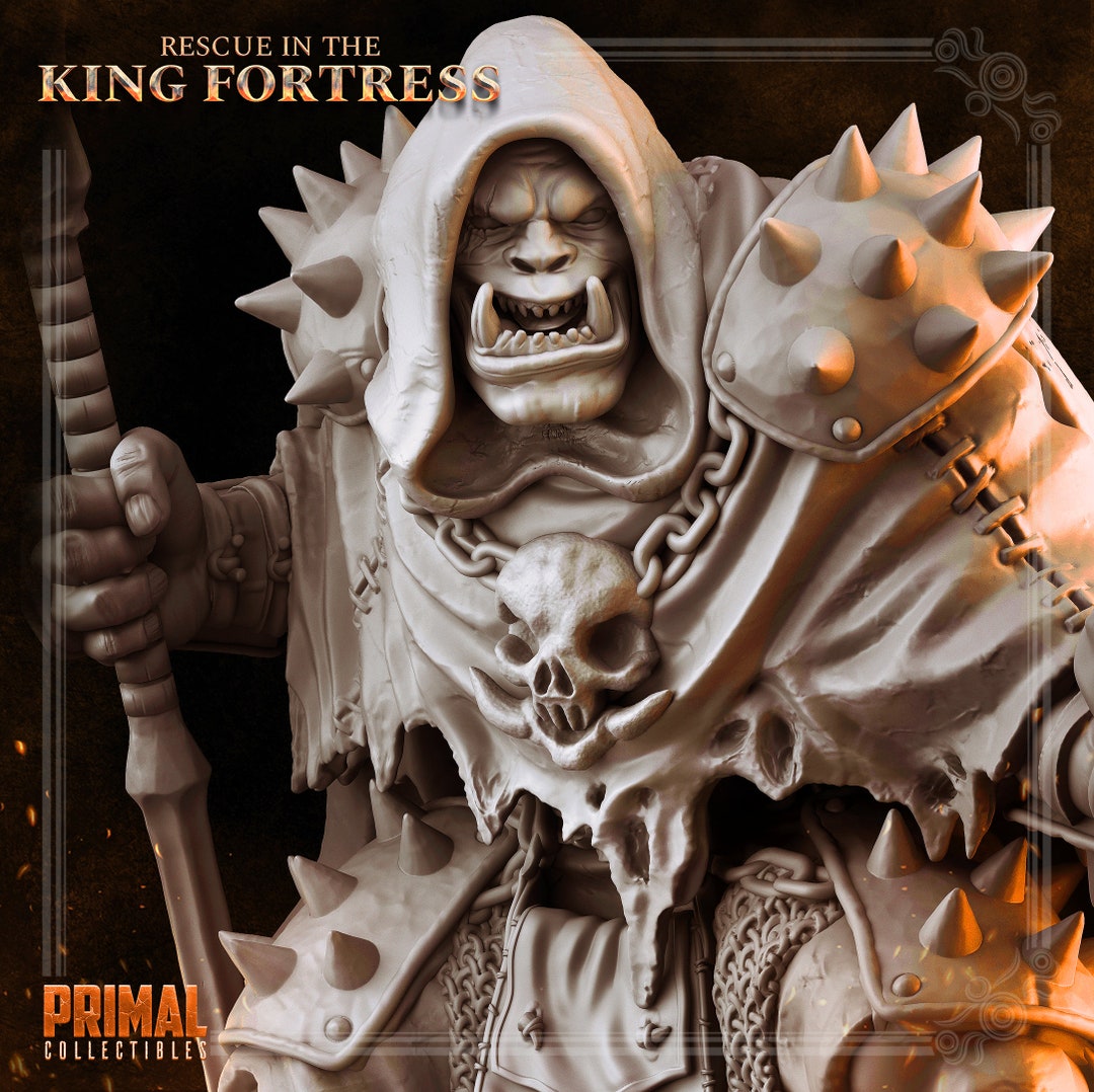 Borgakh (orc Spellcaster)-masters of Dungeons Quest-rescue/king ...