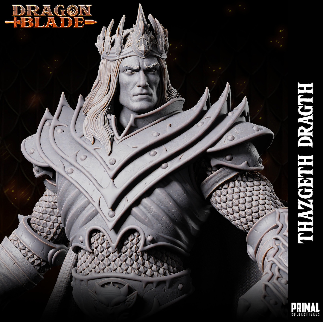 Thazgeth Dragth (lord Ariakas)-dragonblade-primal Collectibles-3d ...