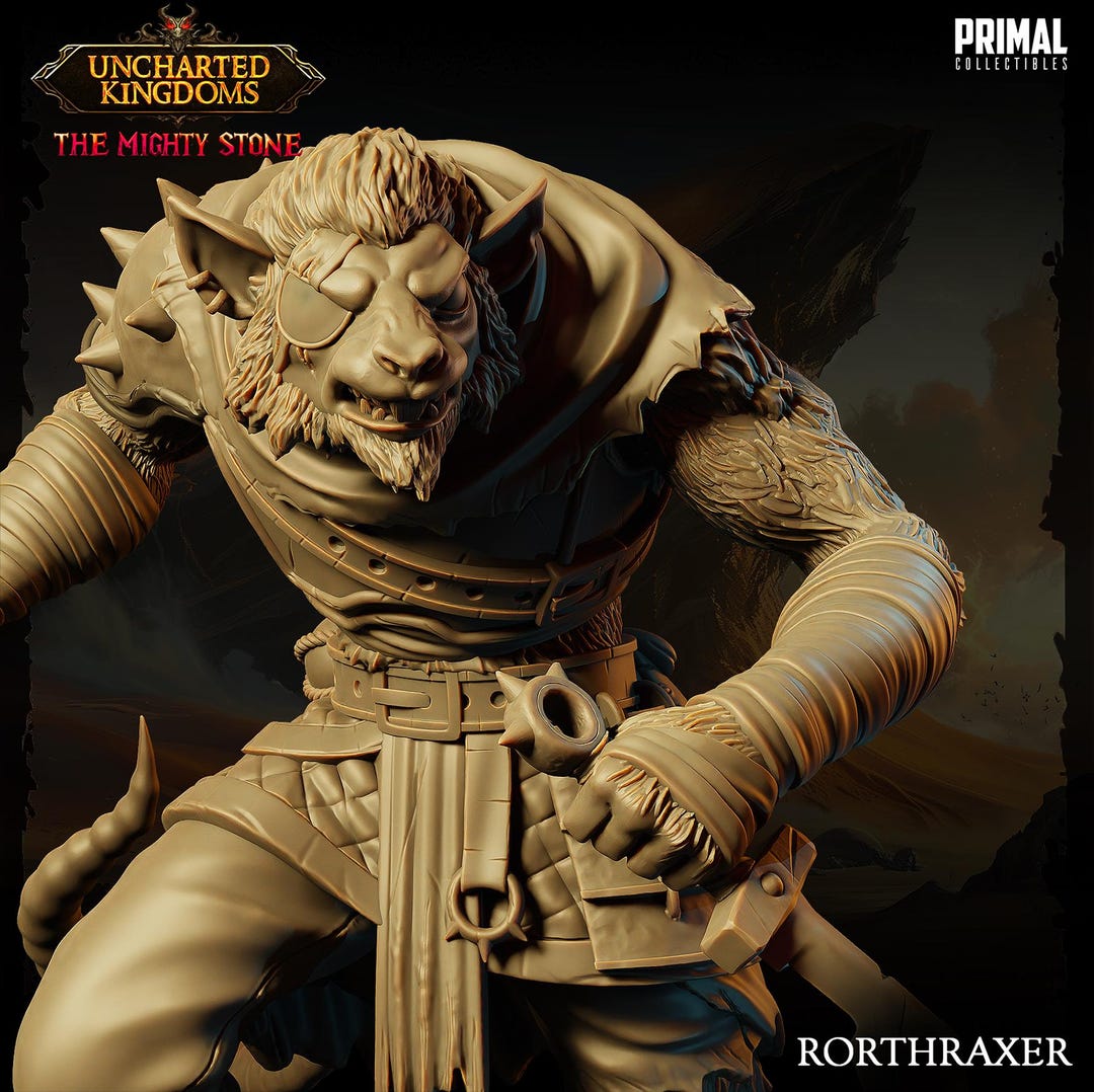 Wererats Army-uncharted Kingdoms-3d Printed Resin Rpg/tabletop ...