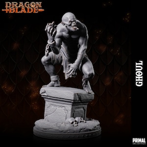 Ghouls-dragonblade-primal Collectibles-3d Printed Resin Rpg/dungeons ...