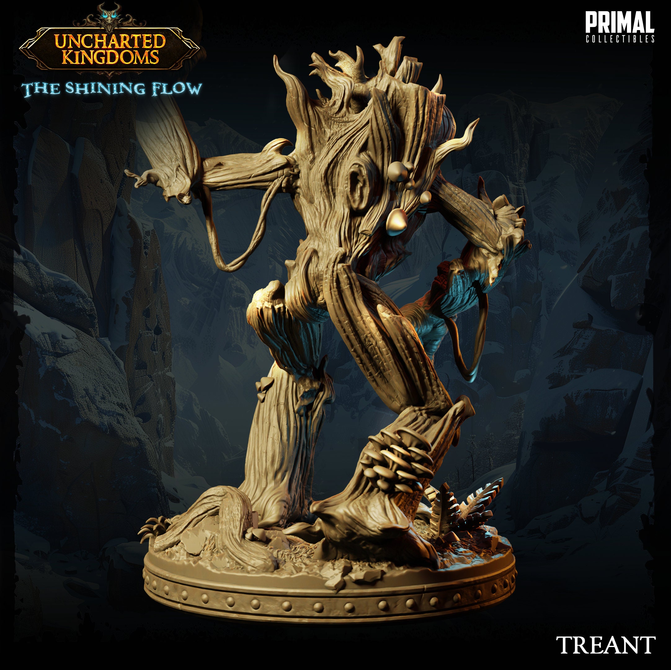 Treants-uncharted Kingdoms-3d Printed Resin Rpg/tabletop/boardgames ...