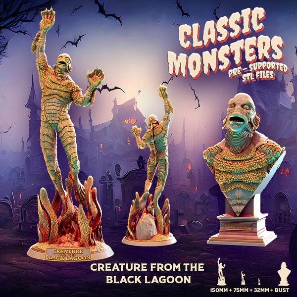Classic Monsters Miniature - Etsy
