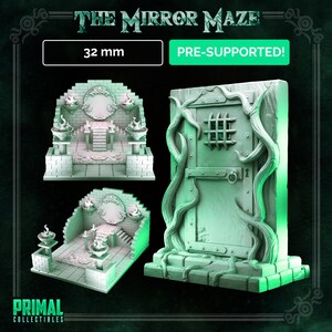 Masters of Dungeons Quest-the Mirror Maze Terrain-primal Collectables ...