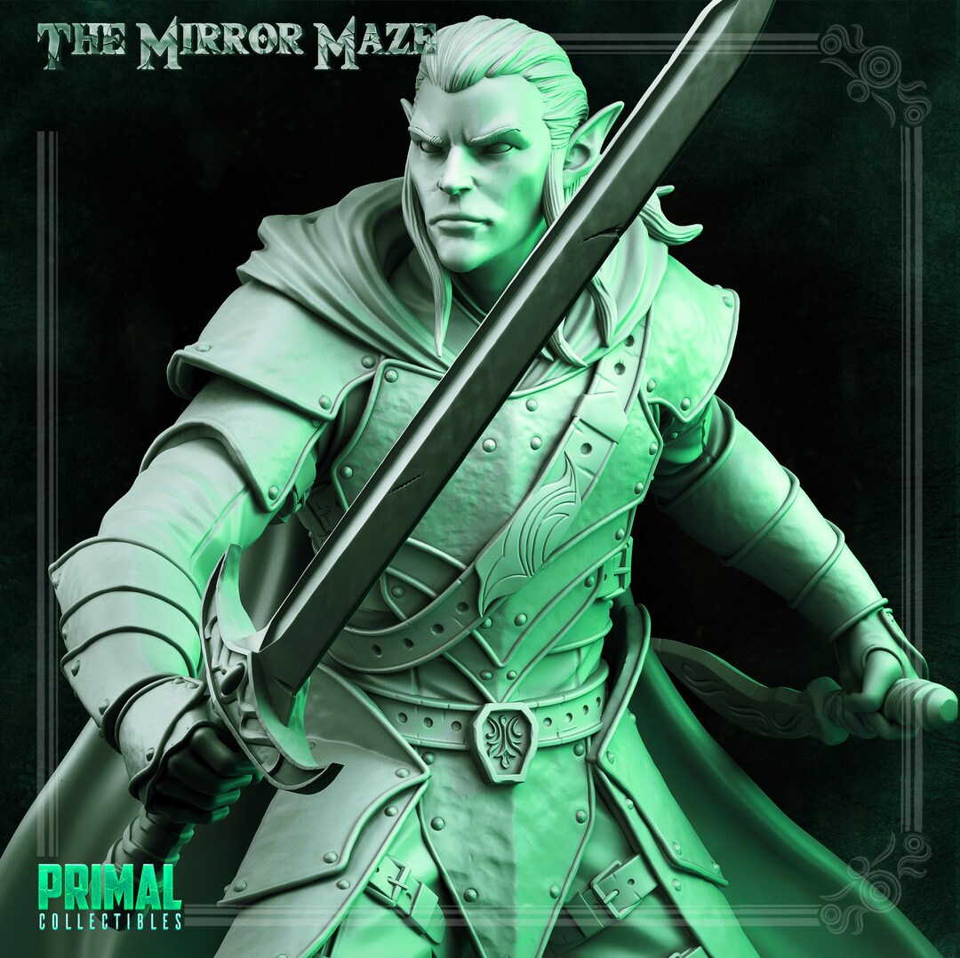 Augur (elf Warrior)-masters of Dungeons Quest-mirror Maze-primal ...