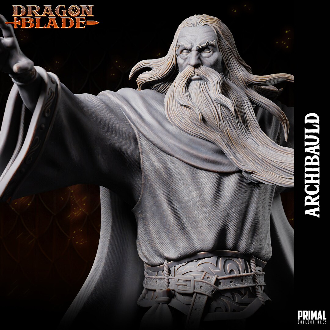 Archibald (par Salian)-dragonblade-primal Collectibles-3d Printed Resin ...