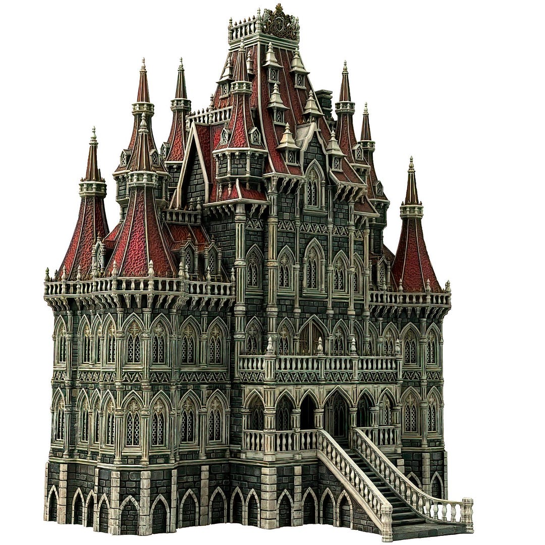 Grand Manor-trifolium Estate-antigone Miniatures-3d Printed Tabletop ...