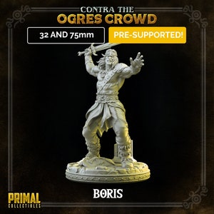 Boris (barbarian)-masters of Dungeons Quest-contra the Ogres Crowd ...