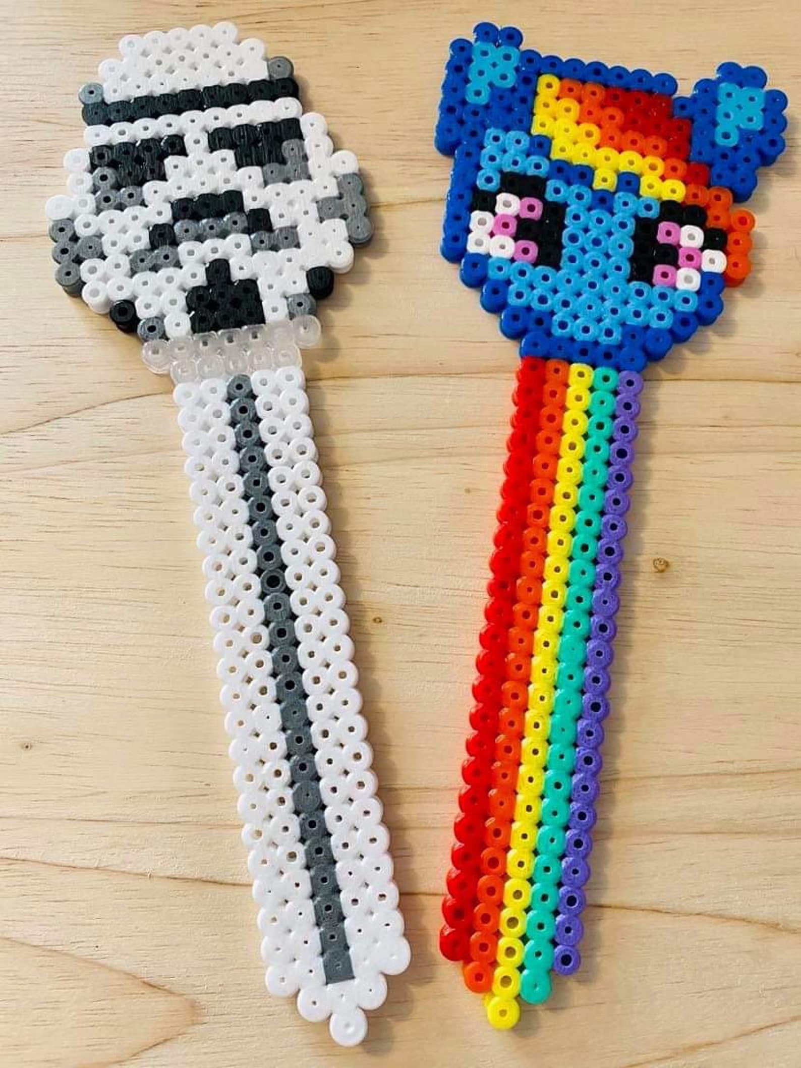 Beautiful Hama bead bookmarks | Etsy