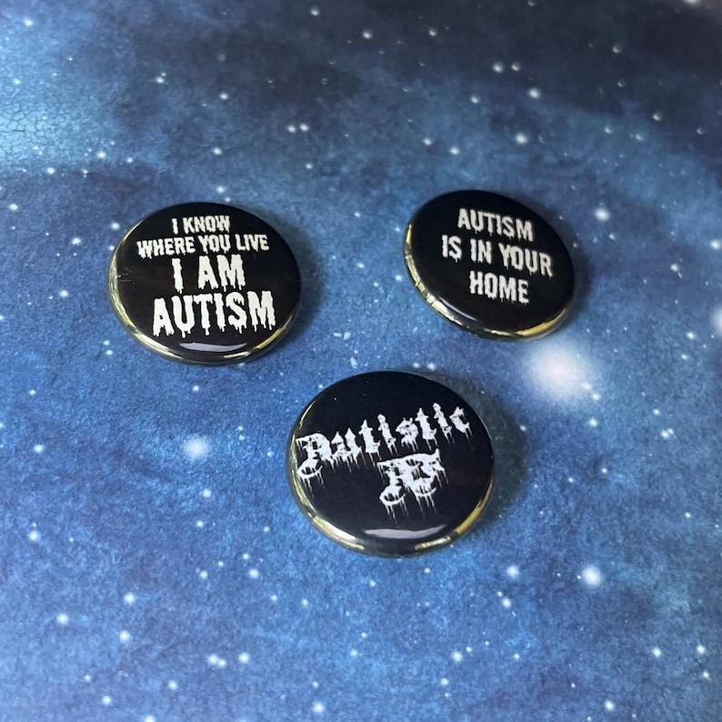 1” Neurodiversity Buttons Neurodivergent Autism ADHD Audhd Neuroqueer ...