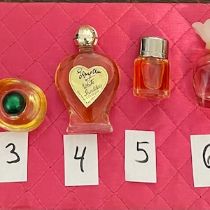 Vintage Perfume Mini Bottles BIC GUCCI Evyan Chloe Jessica Mcclintock Calvin Klein Oscar De La ...