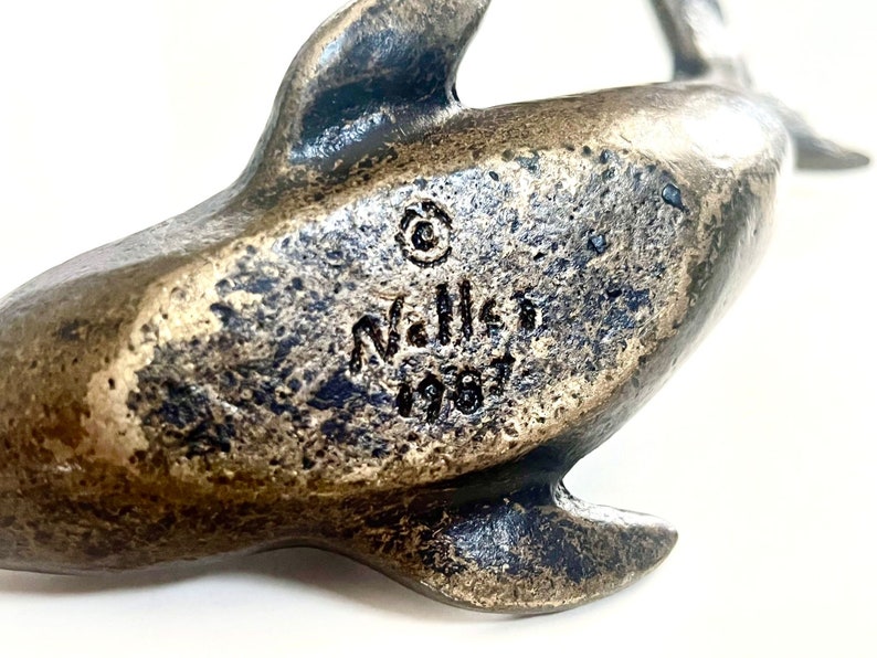 Bronze Orca Killer Whale Sculpture Figurine Signed by Artist Scott ...