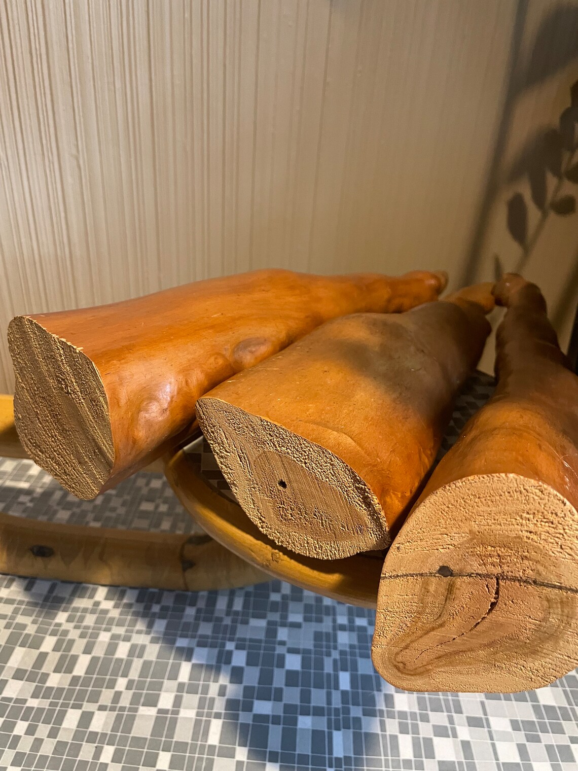 MCM Cypress Knees Decor Art Set of Three Wood Swamp Marshlands Natural ...