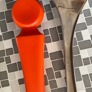 German Kitchen Utensil Set Orange Retro Hostess Decor SOLINGEN De Luxe ...