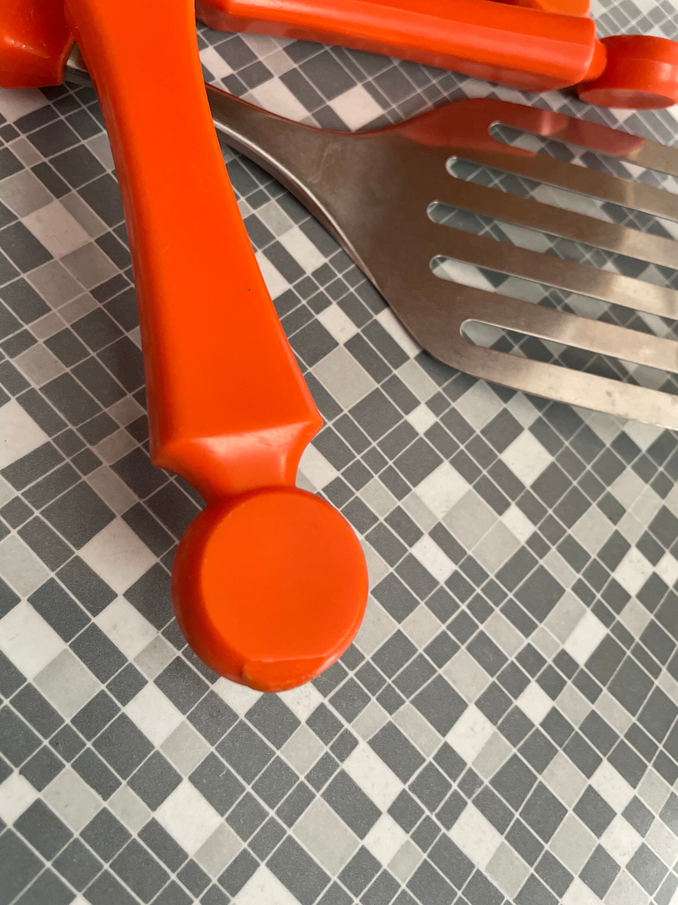 German Kitchen Utensil Set Orange Retro Hostess Decor SOLINGEN De Luxe ...