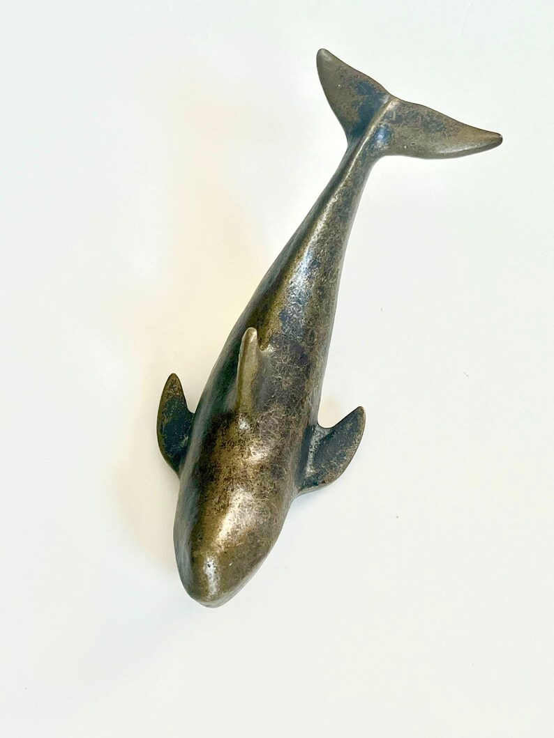 Bronze Orca Killer Whale Sculpture Figurine Signed by Artist Scott ...