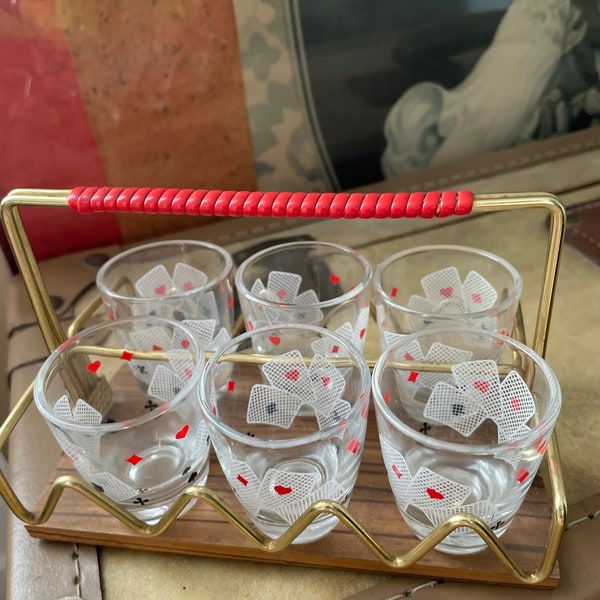 Playing Cards Shot Glasses - Etsy