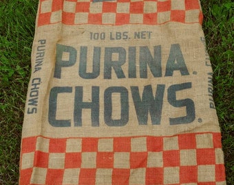 Burlap Feed Sack | Etsy