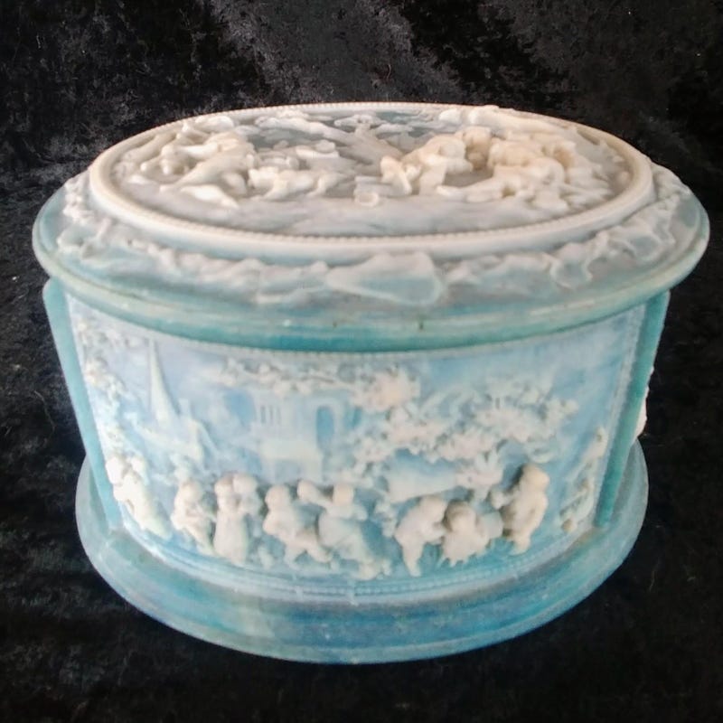 Incolay Jewelry Box - Etsy