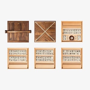 Premium Mahjong Set, Wooden Traditional Mahjong Set, Resin Mahjong ...