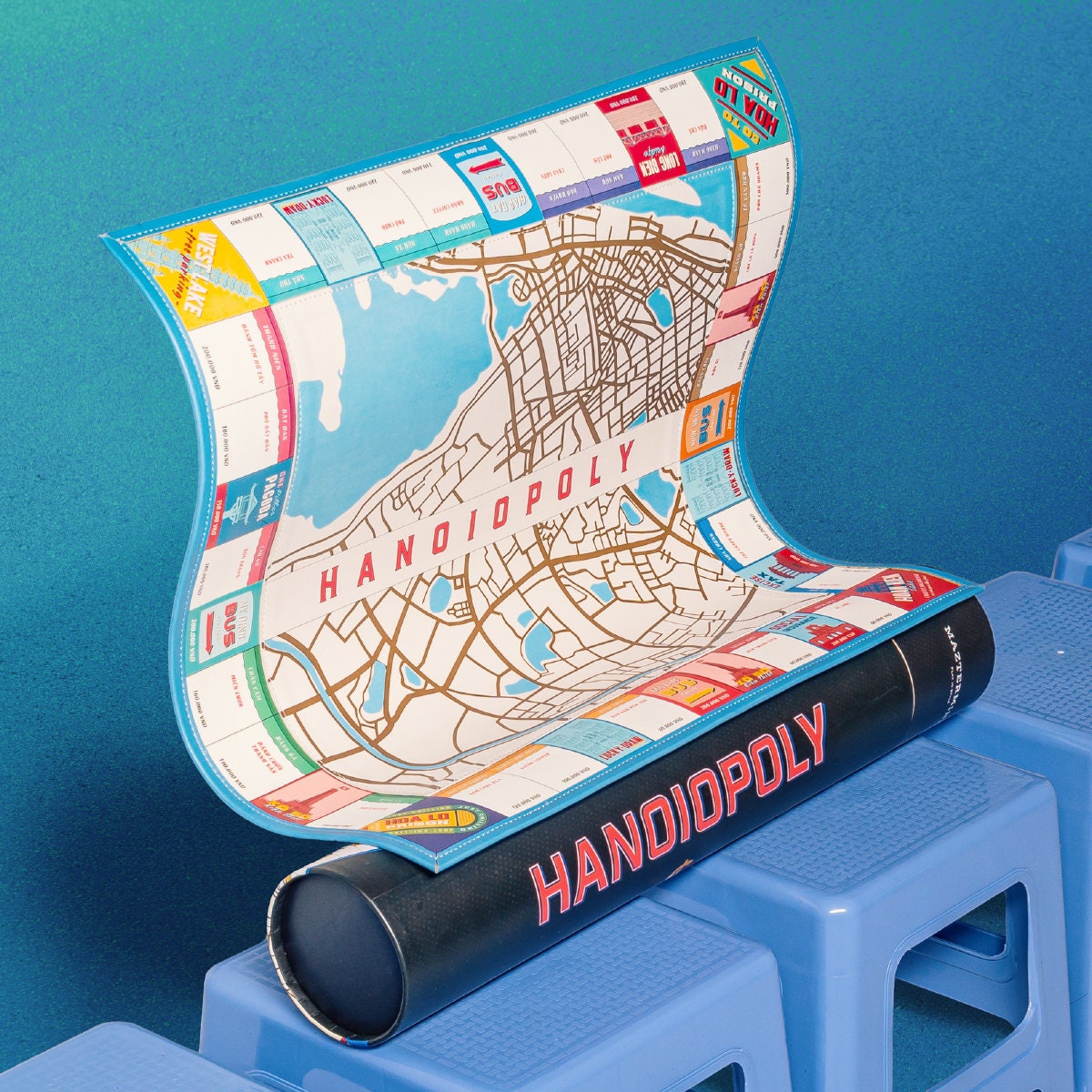 Monopoly Board Game, Saigonopoly/hanoinopoly, Lumina Version - Etsy